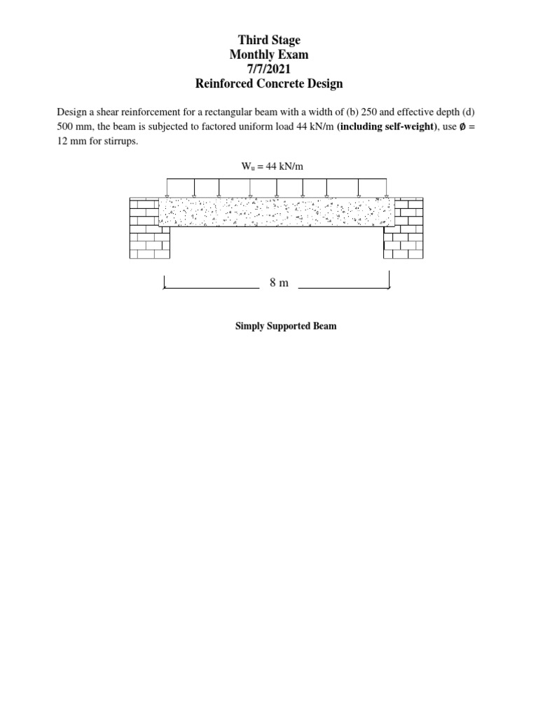 Design A Shear Reinforcement | PDF