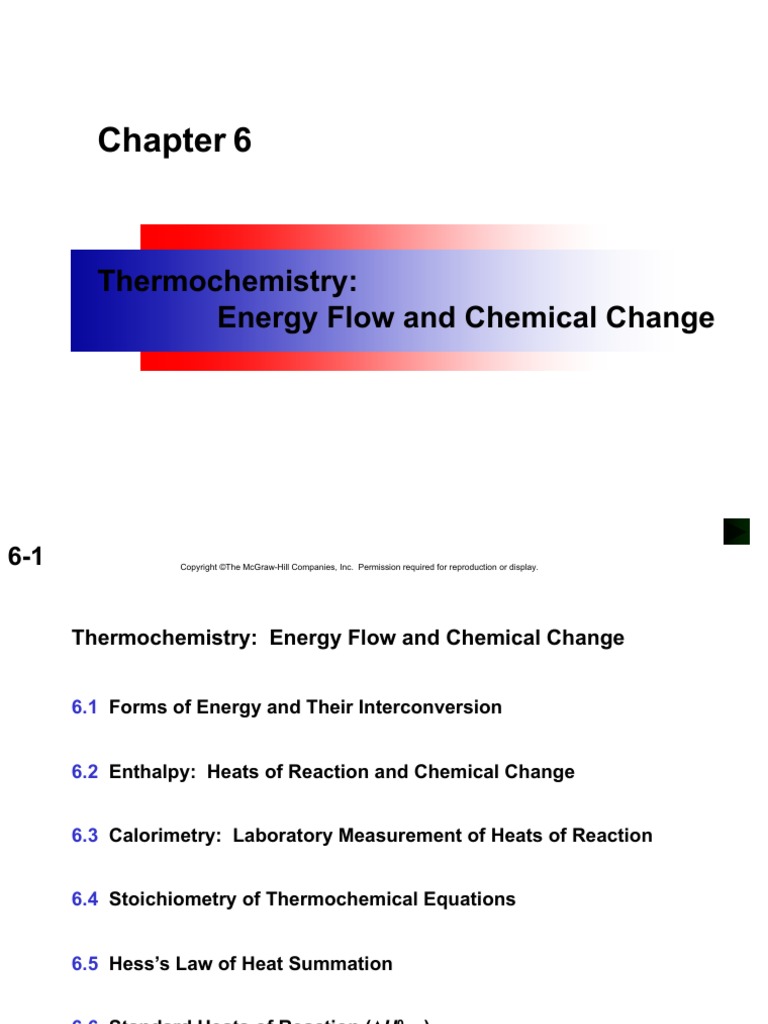 1 (F) Thermochemistry | PDF | Heat | Enthalpy
