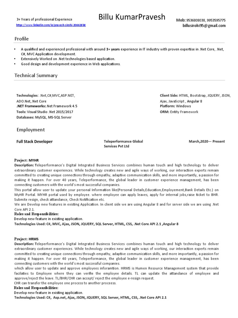 Billu Kumar Pravesh | PDF | Ajax (Programming) | J Query