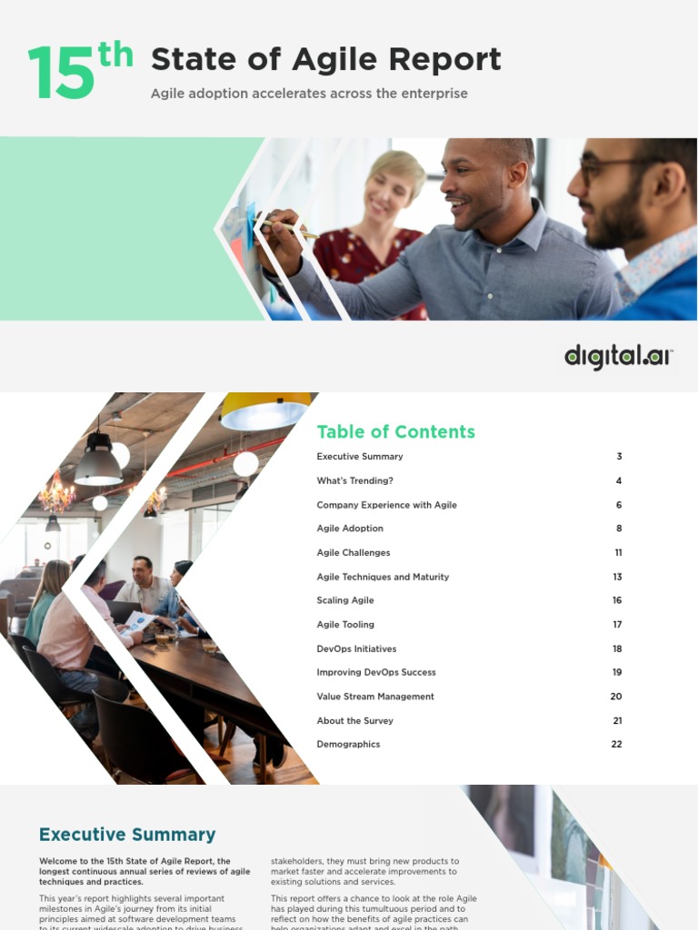 15th State of Agile Report | PDF | Agile Software Development | Scrum ...