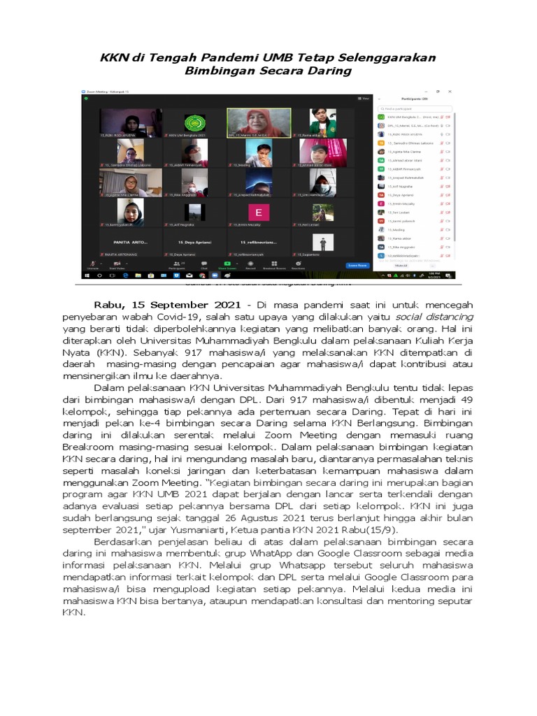 Bahan Berita Web LPPM | PDF