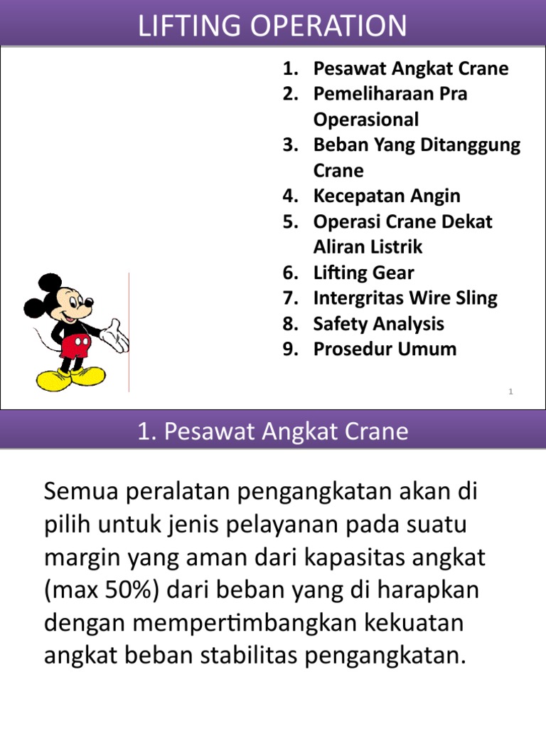 Lifting Operation | PDF