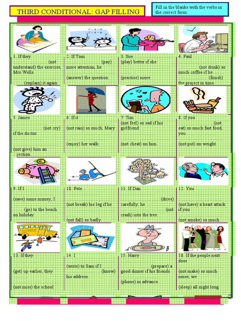 Third Conditional Gap Filling 50140 | PDF
