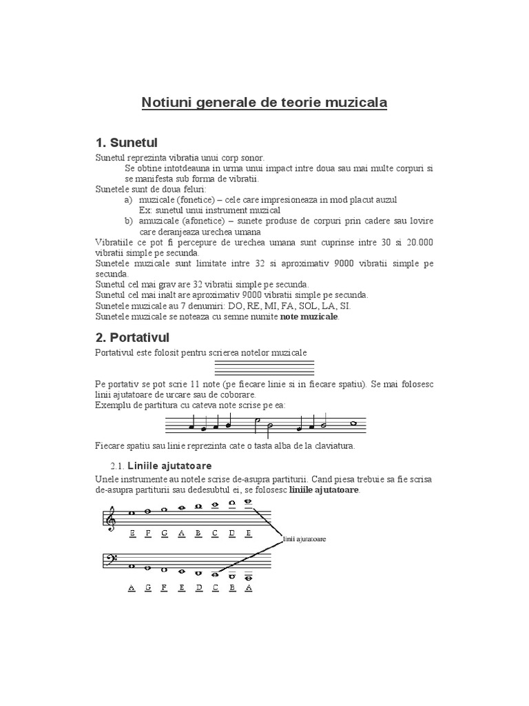 Teorie Portativ | PDF