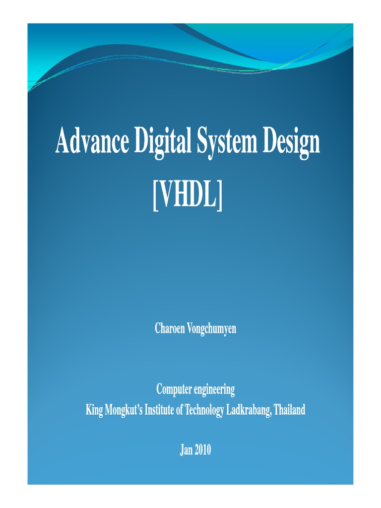 Advance Digital System Design Advance Digital System Design Advance Digital System Design ...