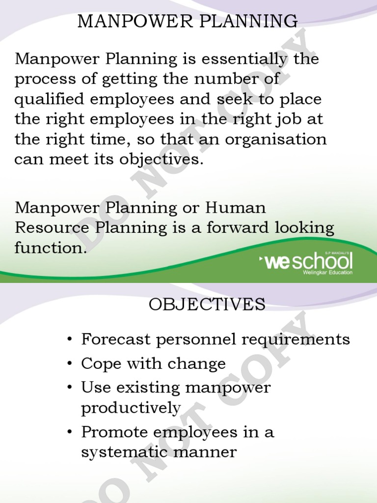 Manpower Planning | PDF | Human Resources | Human Resource Management