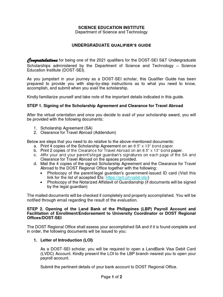 2021 Undergrad Qualifiers Guide For Region | PDF