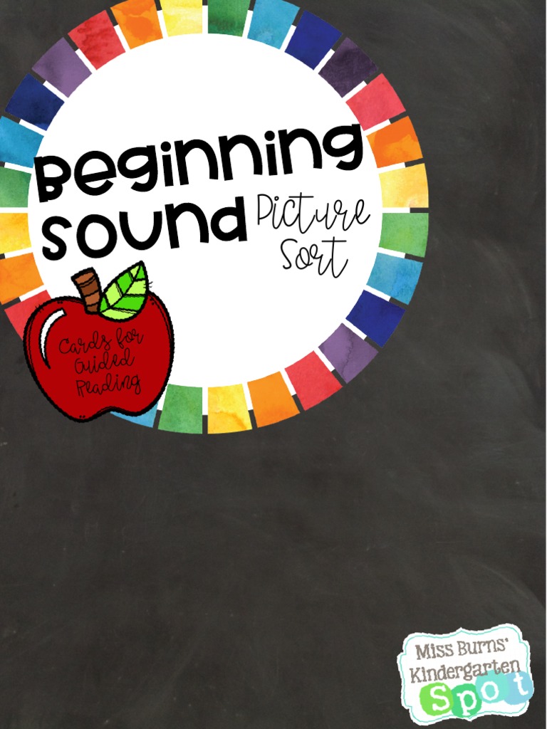 Beginning Sound Picture Sort Cards | PDF