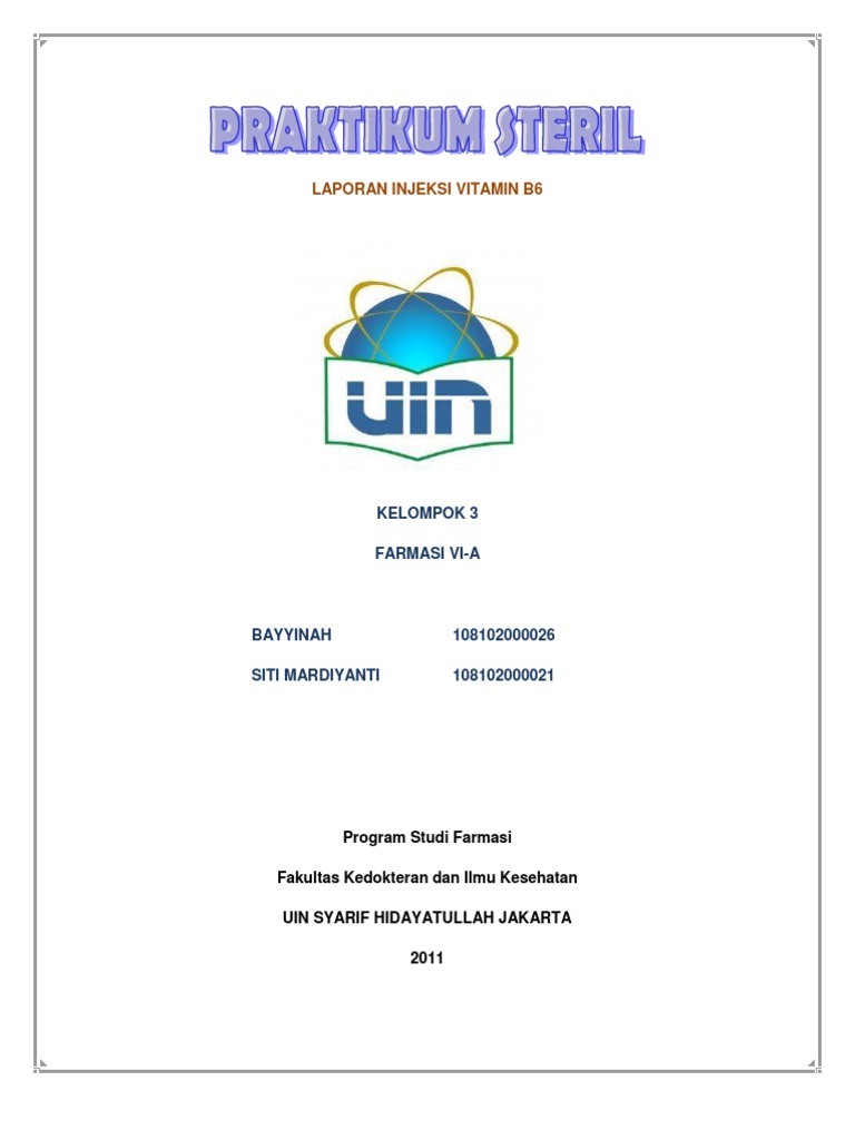 Injeksi Vitamin B6 | PDF