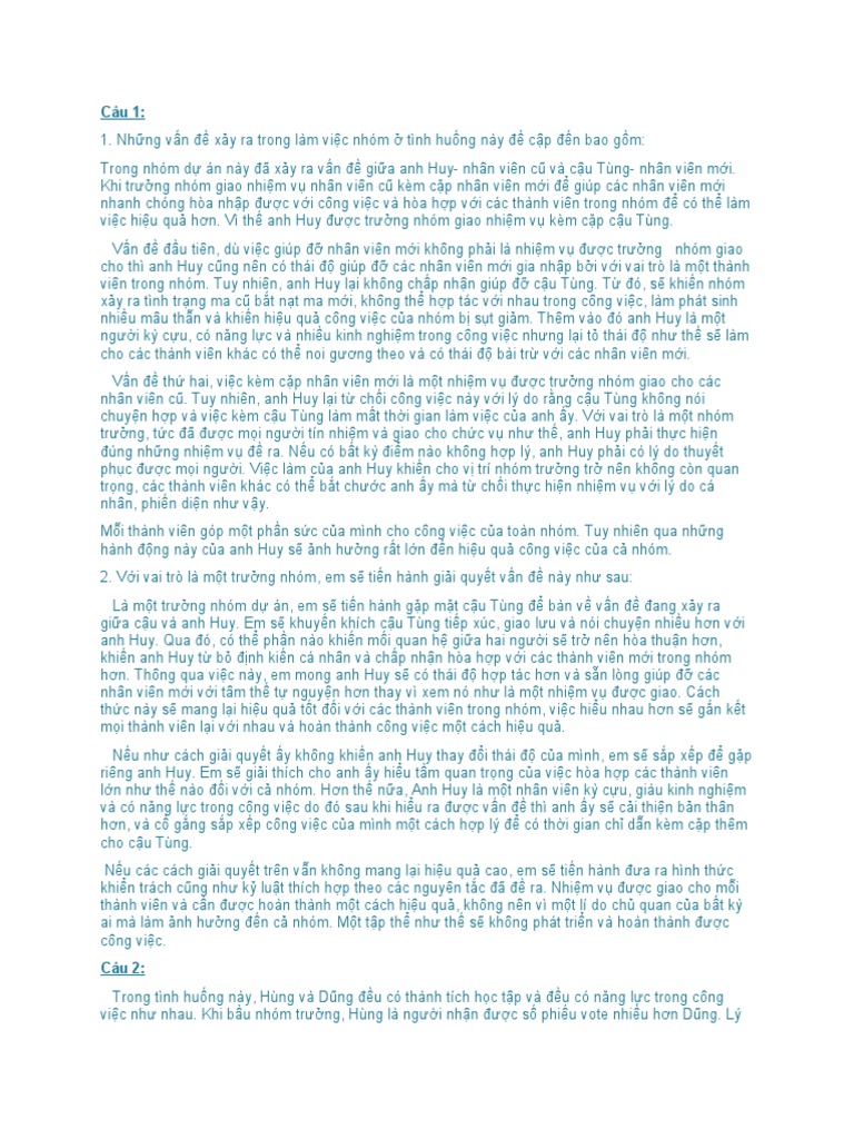 Nguyễn Huỳnh Thanh Diệu Bài Thi Giữa Kỳ KNLVN | PDF