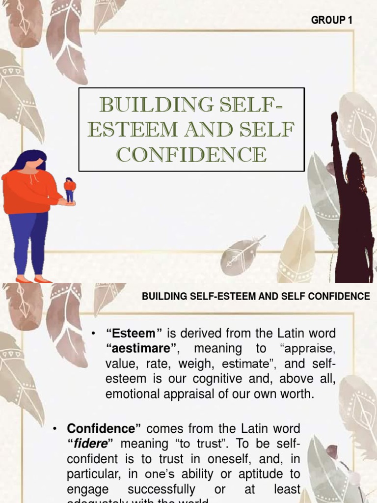 Building Self-Esteem and Self-Confidence | PDF | Self Esteem | Social ...