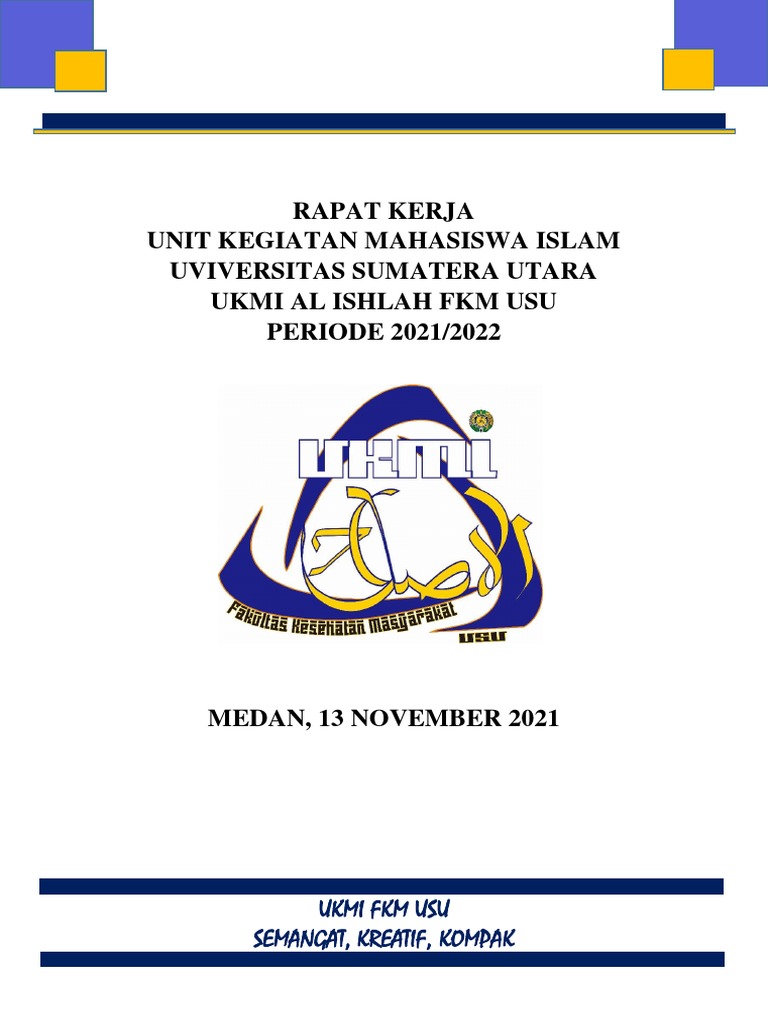 Rapat Kerja UKMI FKM USU 2021/2022 | PDF | Sains & Matematika