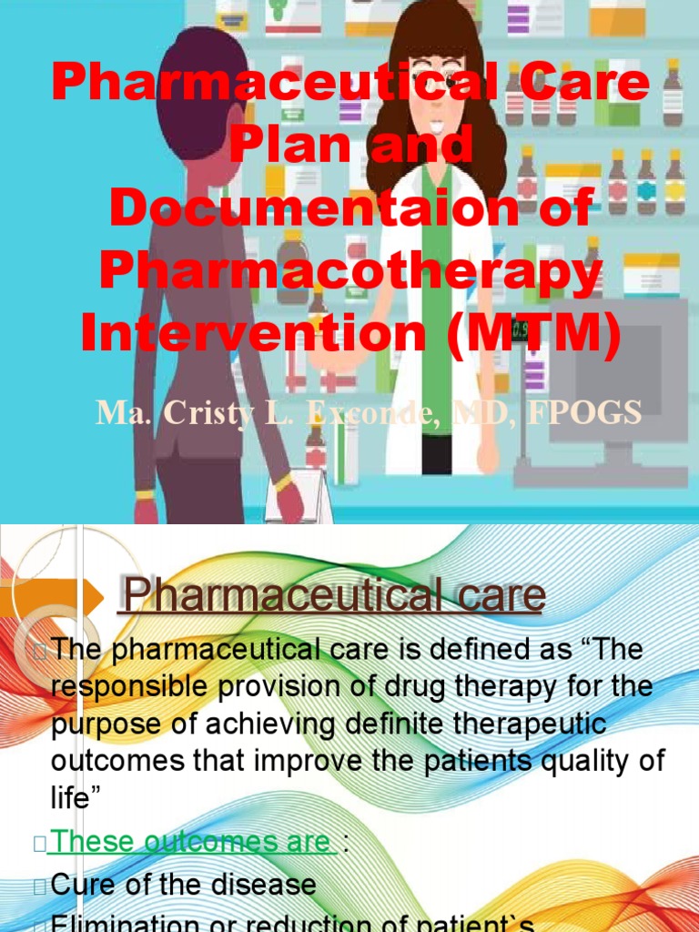 Pharmaceutical Care Plan and Documentaion of Pharmacotherapy ...