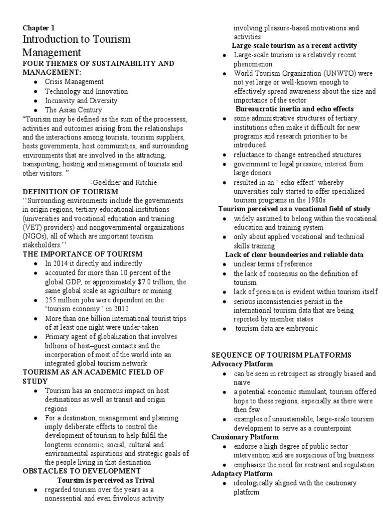 Tourism Management Insights | PDF | Tourism | Scientific Method