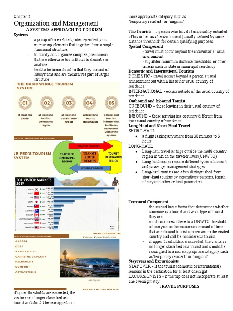 Organization and Management - Tourism Management | PDF | Tourism ...
