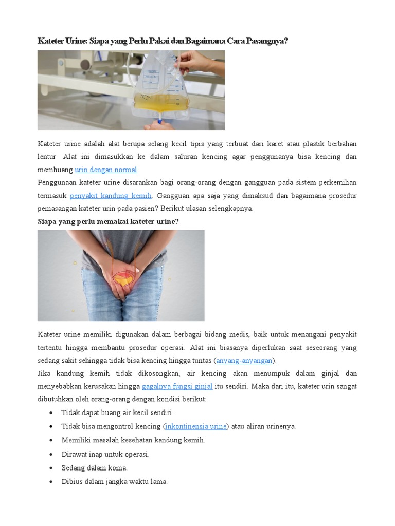 Kateter Urine | PDF
