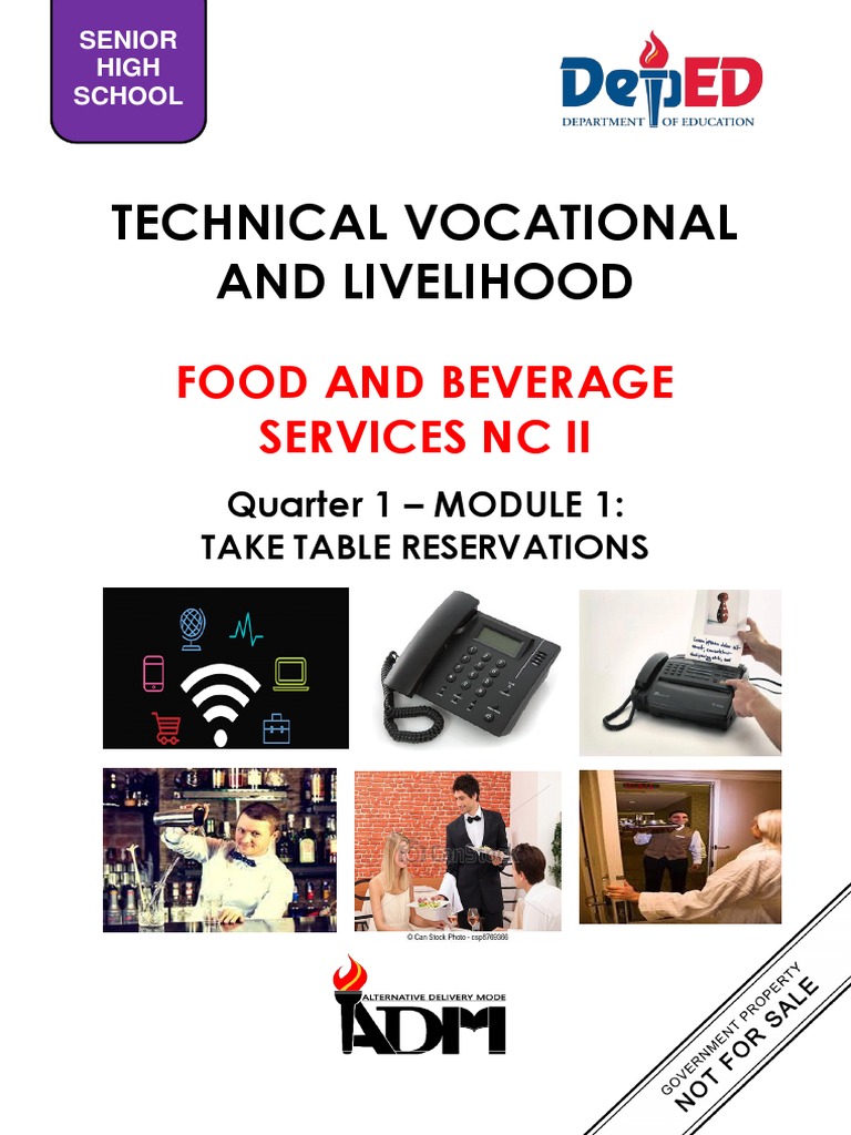 Fbs Shs Module 01 | PDF | Waiting Staff | Fax