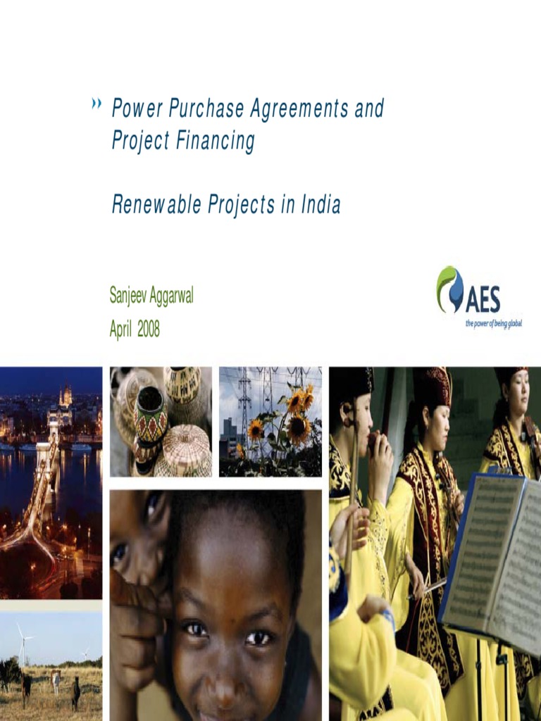 Power Purchase Agreements and Project Financing Renewable Projects in ...