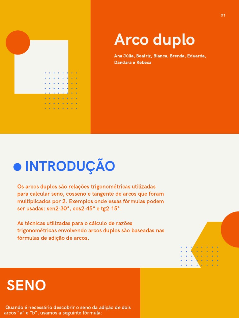 Arco Duplo | PDF | Trigonometria | Matemática