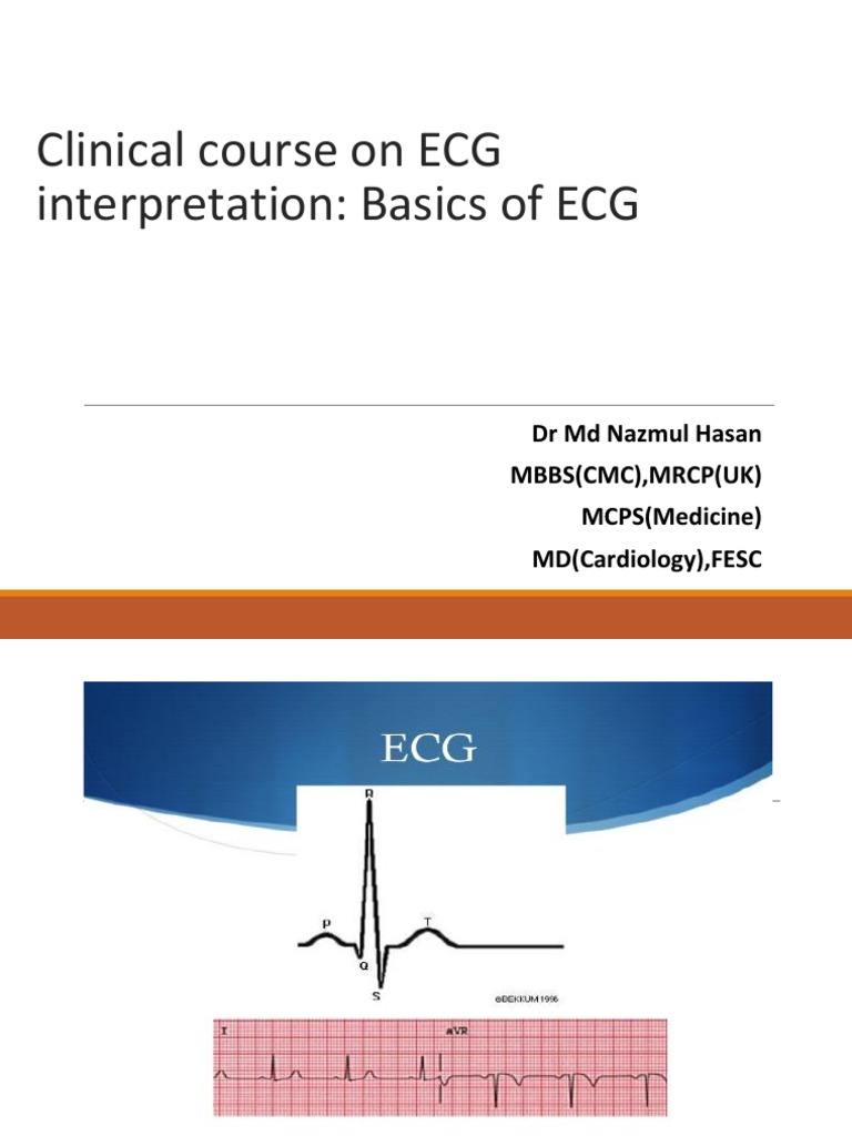 ECG Master Class-1 | PDF | Electrocardiography | Heart