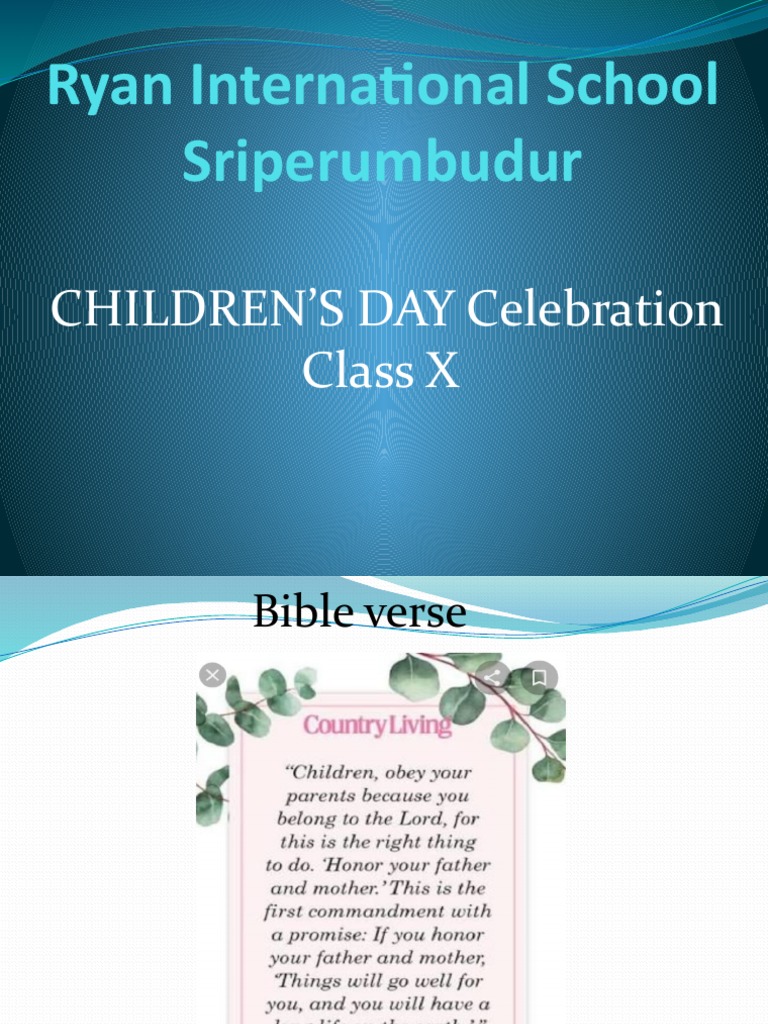 Class 10 Children Photos | PDF