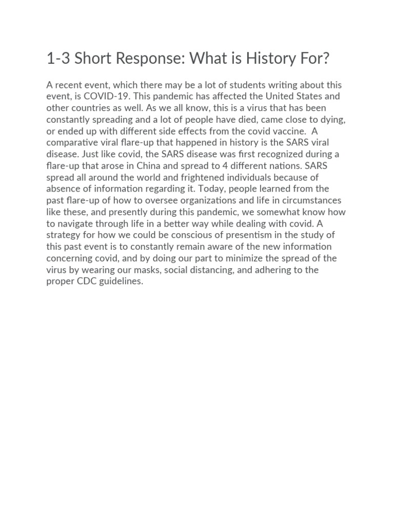 Lessons from COVID-19 and SARS | PDF | Science & Mathematics