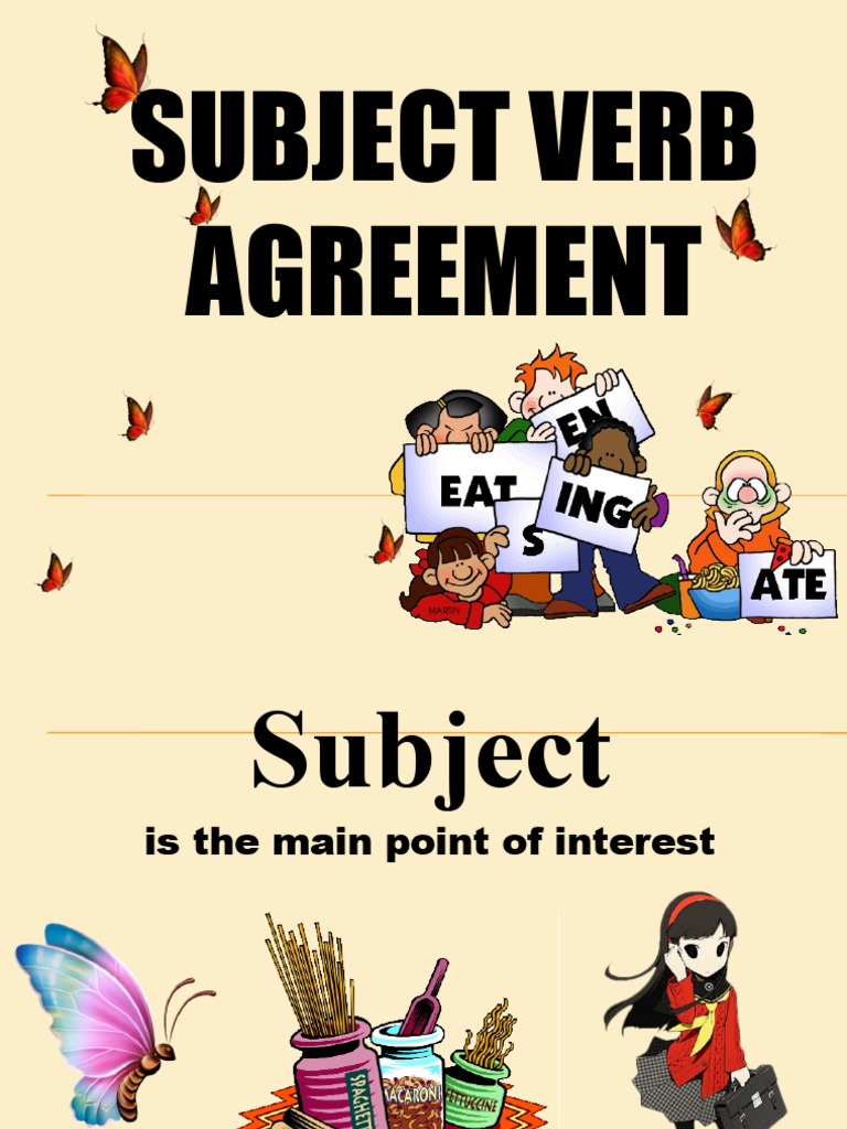Subject Verb Agreement | PDF | Grammatical Number | Plural