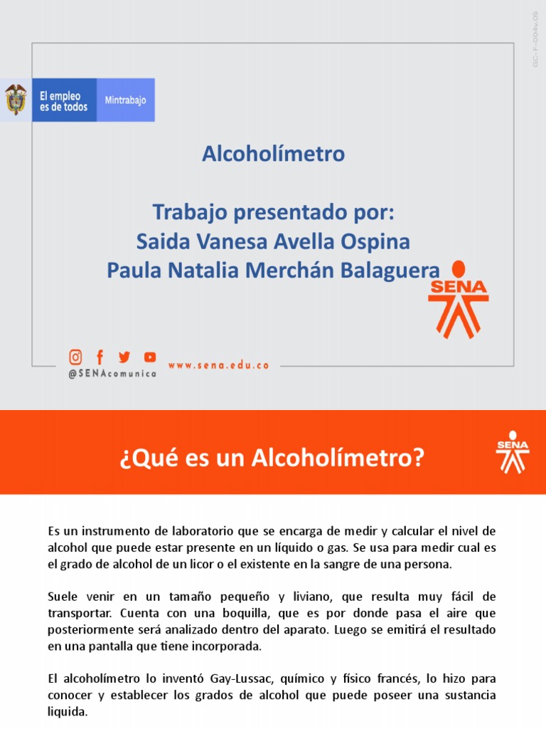 Alcoholimetro | PDF | Exactitud y precisión | Etanol