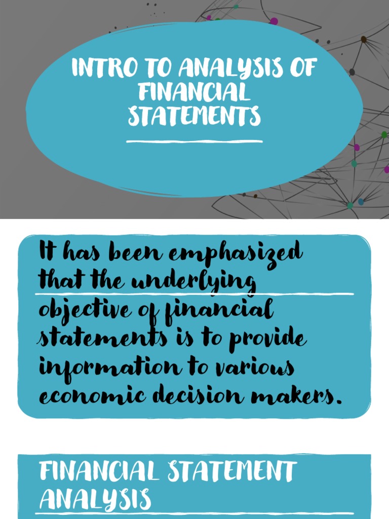 Intro To Analysis of Financial Statements | PDF