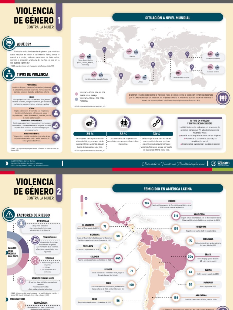Infografía Violencia De Género 1 Pdf La Violencia Contra Las