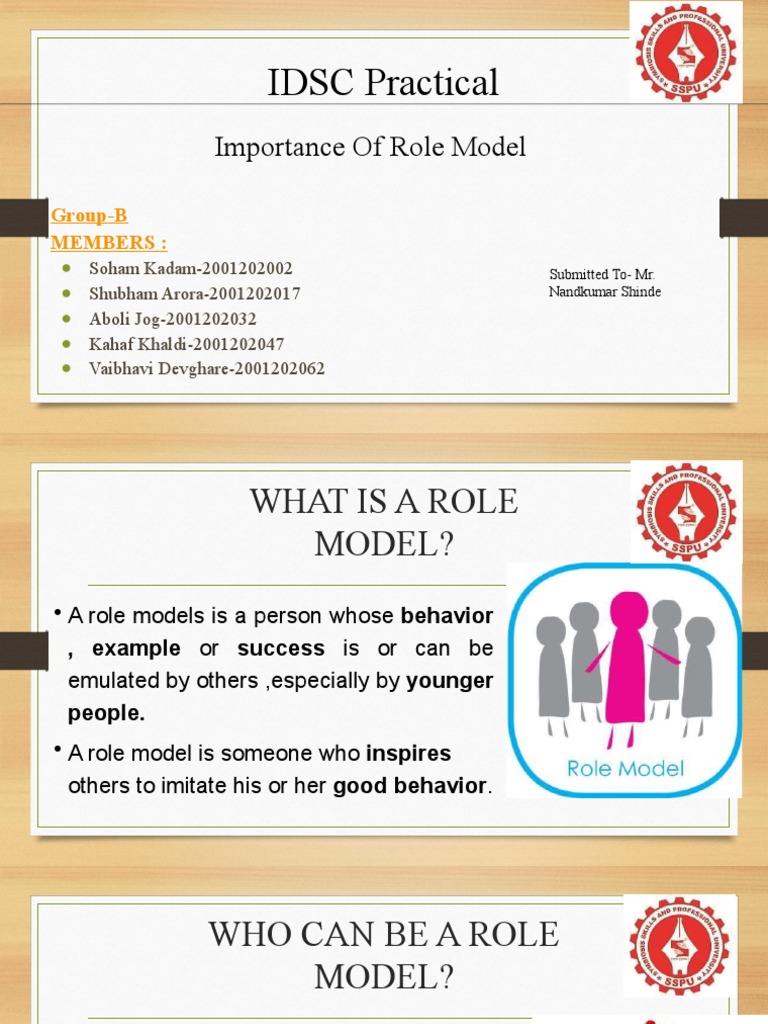IDSC Practical: Importance of Role Model | PDF