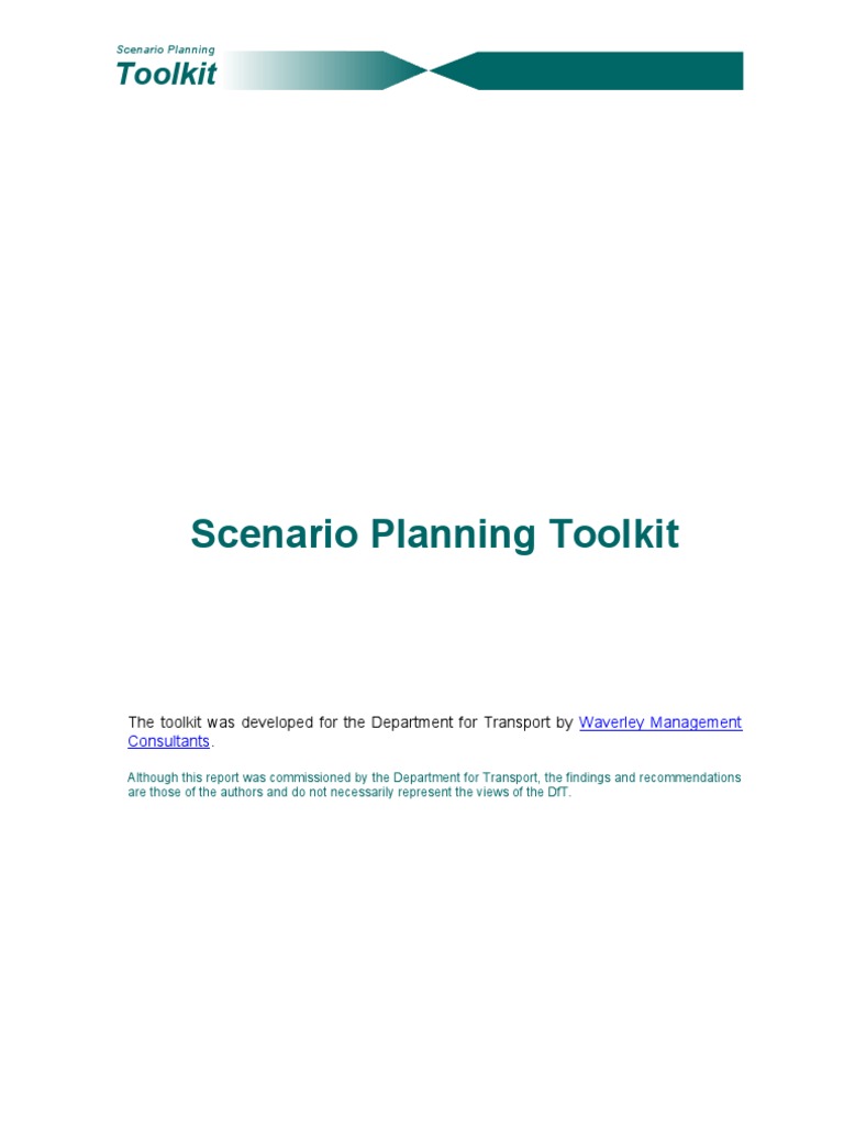 Scenario Planning Tools | PDF | Scenario Planning | City