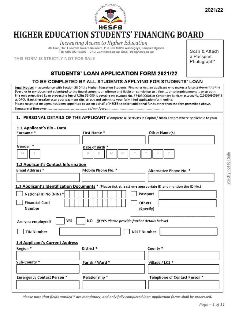 Loan Scheme Application Form Edited | PDF | Loans | Interest
