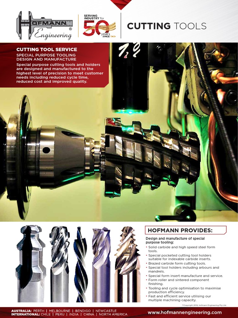 44 Hofmann Cutting Tools Brochure A4 | Download Free PDF | Numerical ...