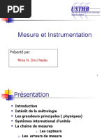 Cours Instrumentation - Mesure PDF | PDF | Métrologie | Science