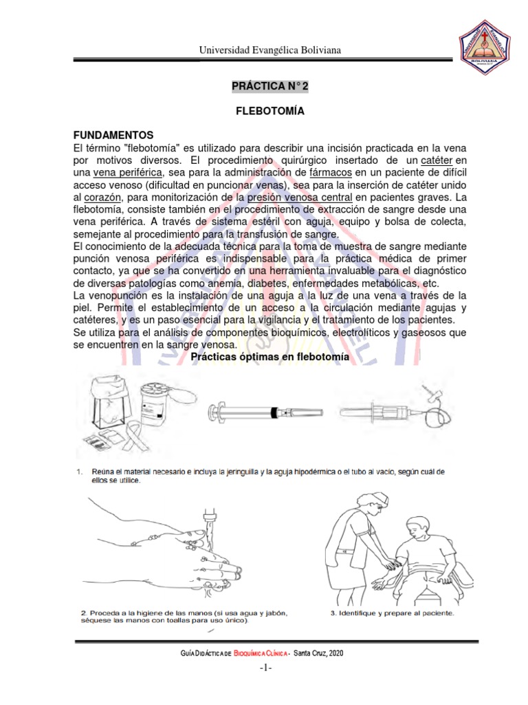 P2 Flebotomia. | PDF | Medicina CLINICA | Ciencias de la Salud