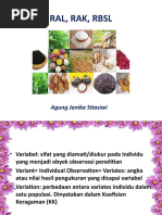 Rancangan Faktorial RAL RAK | PDF | Sains & Matematika