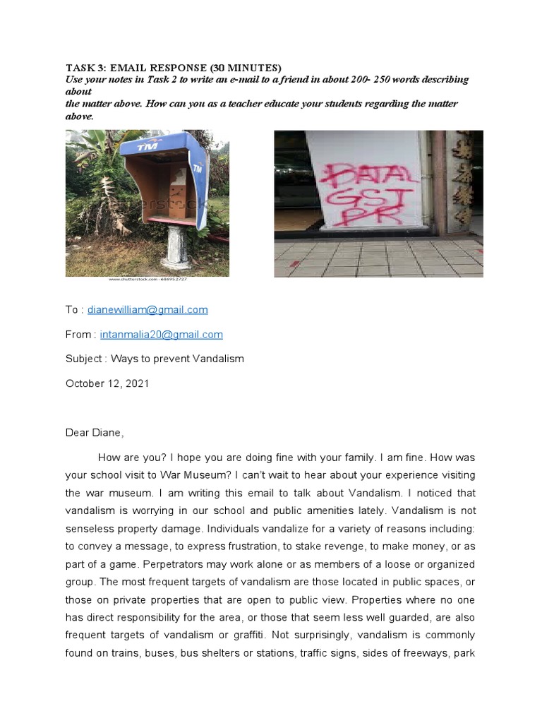 Writing About Vandalism | PDF