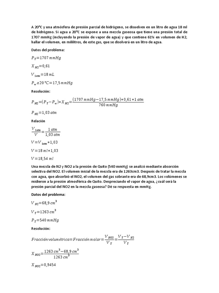 Mafer 2 | PDF | Agua | Gases