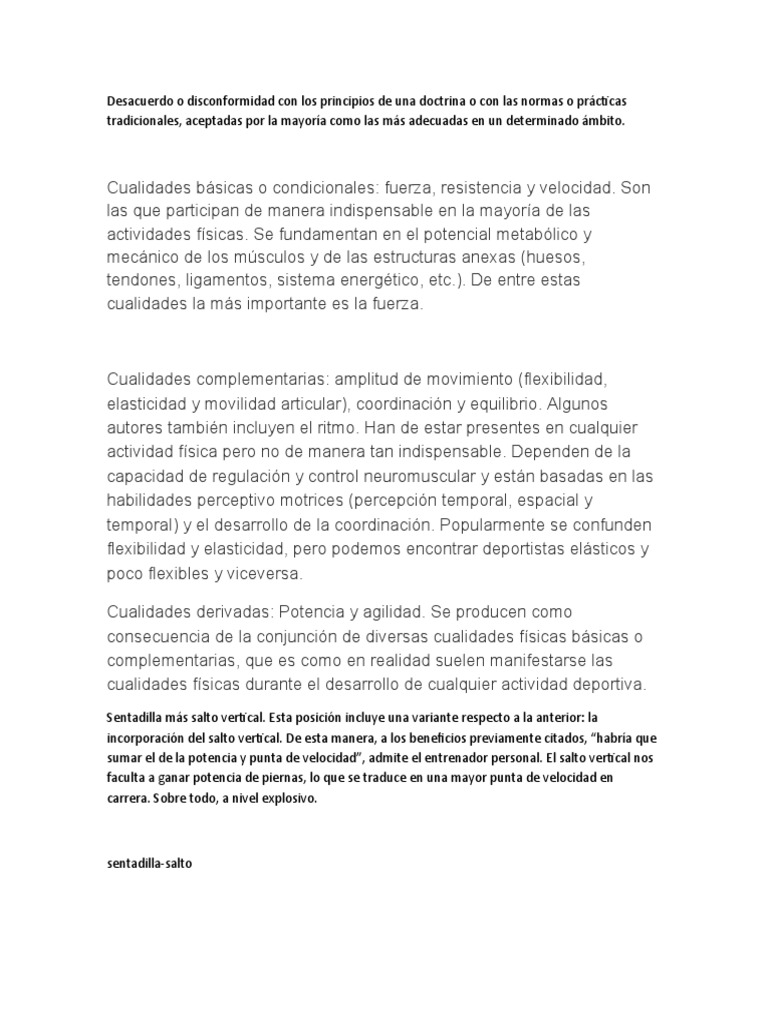 Desacuerdo o Disconformidad Con Los Principios de Una Doctrina o Con ...