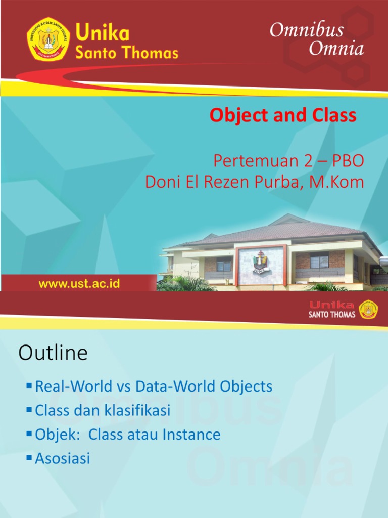 Pertemuan 2 - Objek Dan Class | PDF | Komputer