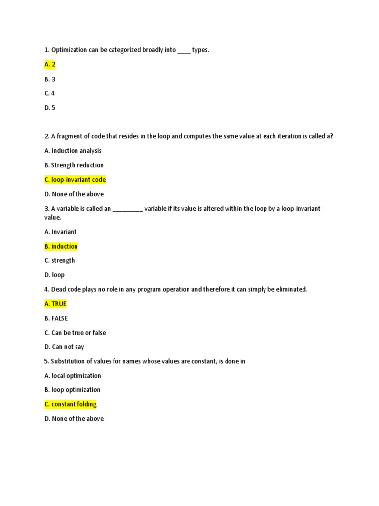 Compiler Mcqs Last Updated Solved Complete | PDF | Parsing | Compiler