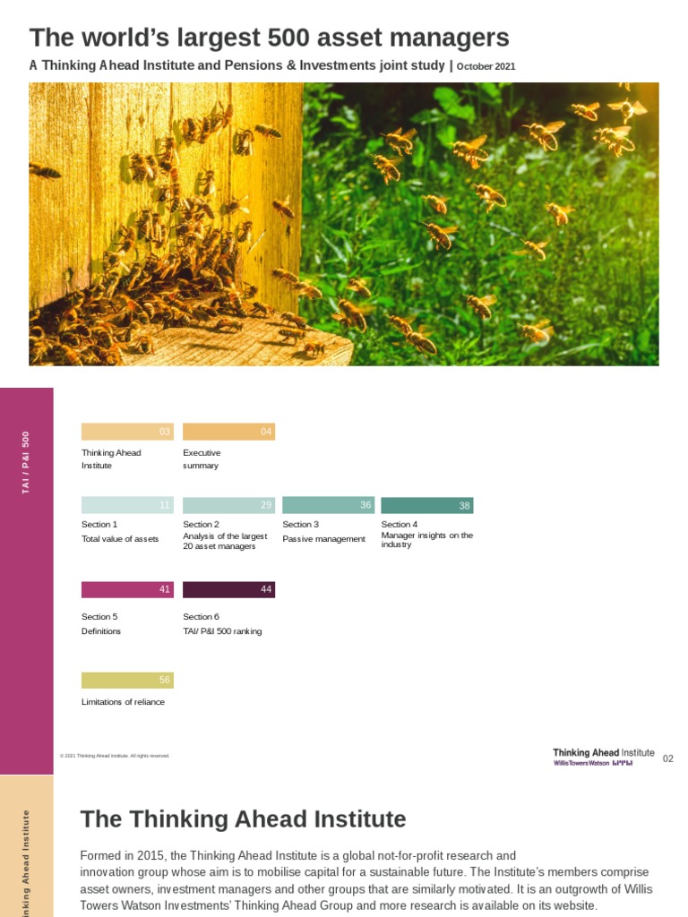 500 Largest AMs - 2021 | PDF | Financial Economics | Asset Management