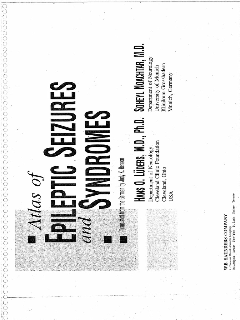 Atlas of Epileptic Seizures and Syndromes Luders | PDF