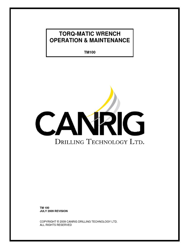 Canrig Manual | PDF | Programmable Logic Controller | Valve
