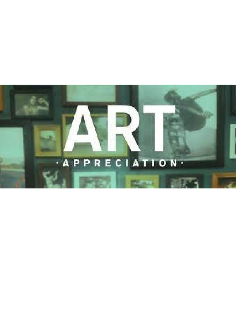 Principles of Design - Art Appreciation | PDF | Composition (Visual ...