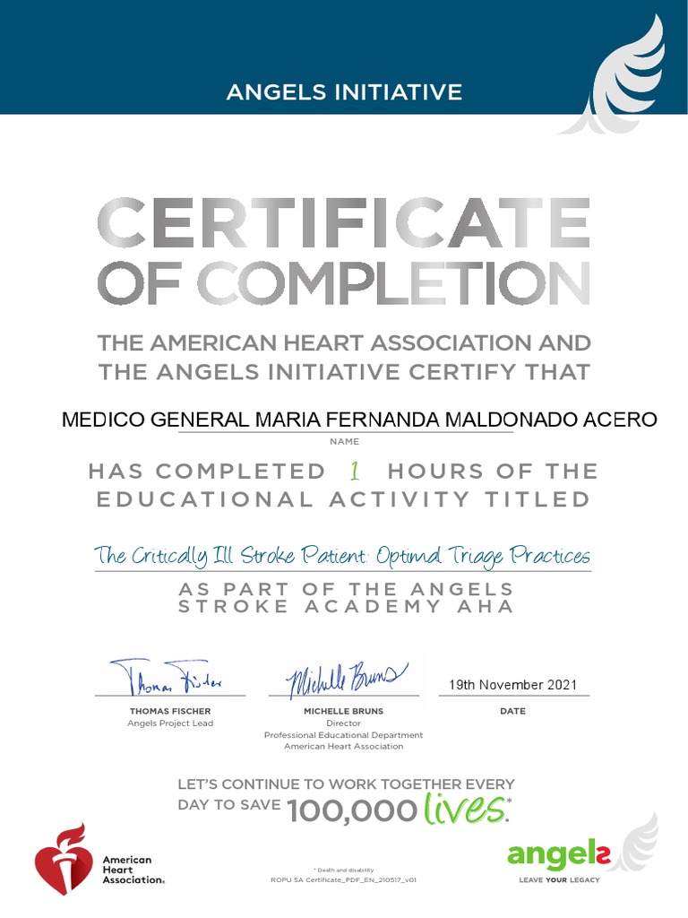 Aha Module 9 Certificate | PDF