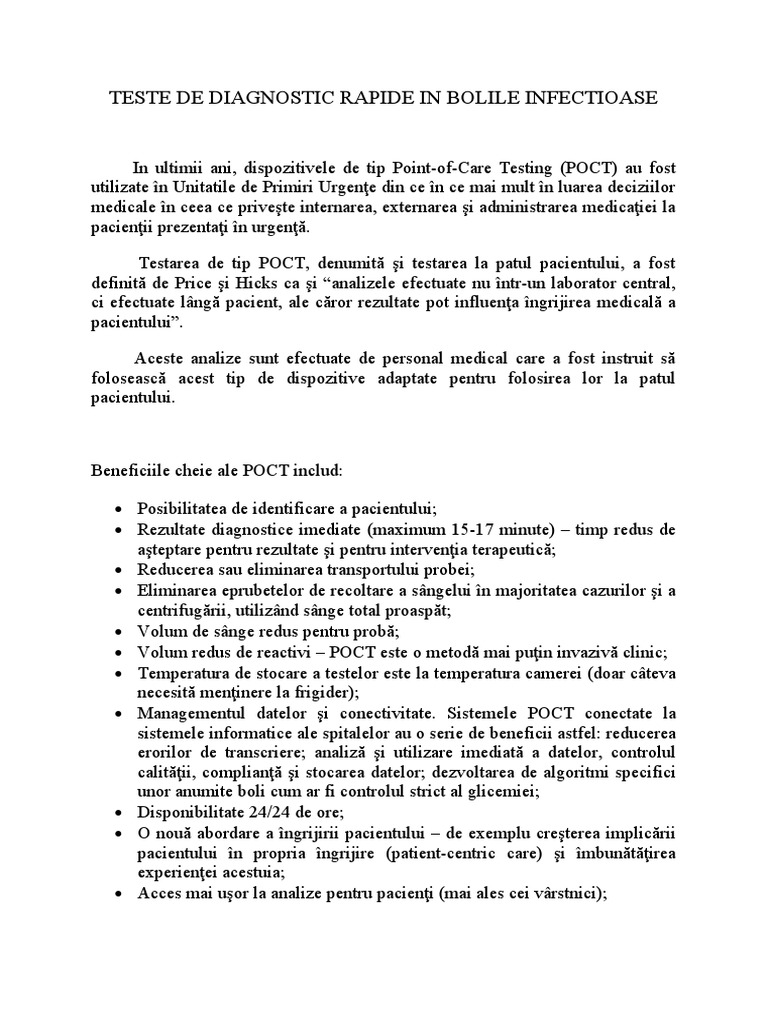 LP 3 Teste Rapide | PDF