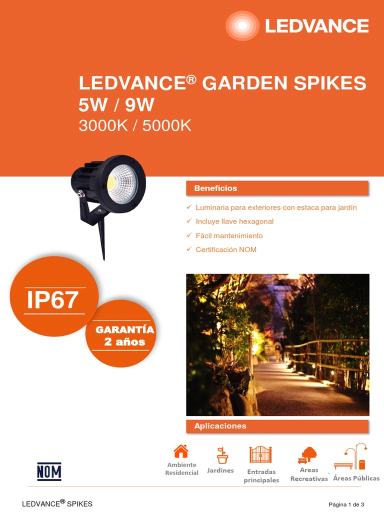 Ledvance® Garden Spikes Latam | PDF