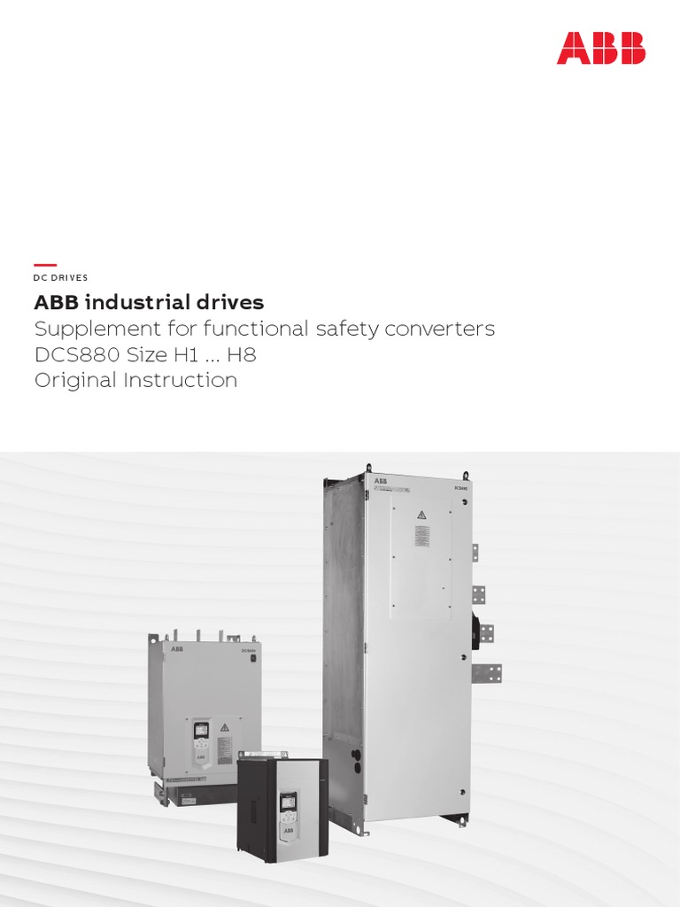 ABB Industrial Drives: Supplement For Functional Safety Converters ...